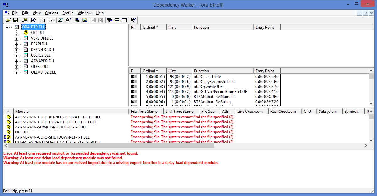 Troubleshooting Migration Utility Initialization Errors