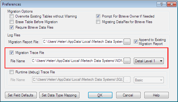 Troubleshooting Btrieve Migration Errors