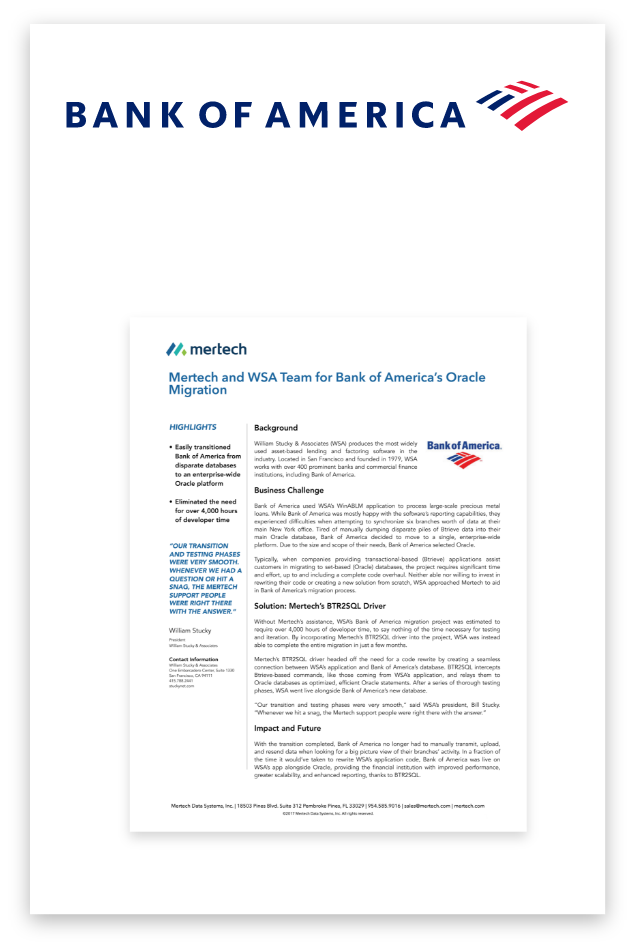 Modernizing Your Btrieve/Pervasive.SQL Database | Mertech